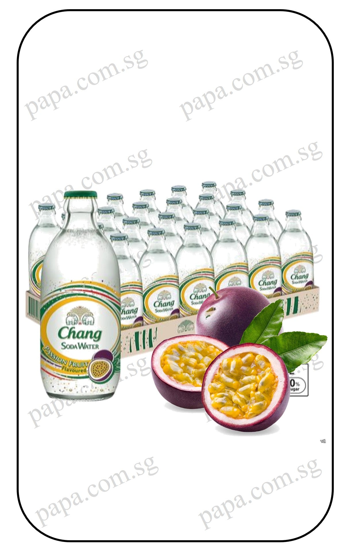 Chang Soda Water With Passionfruit – Papa.com.sg