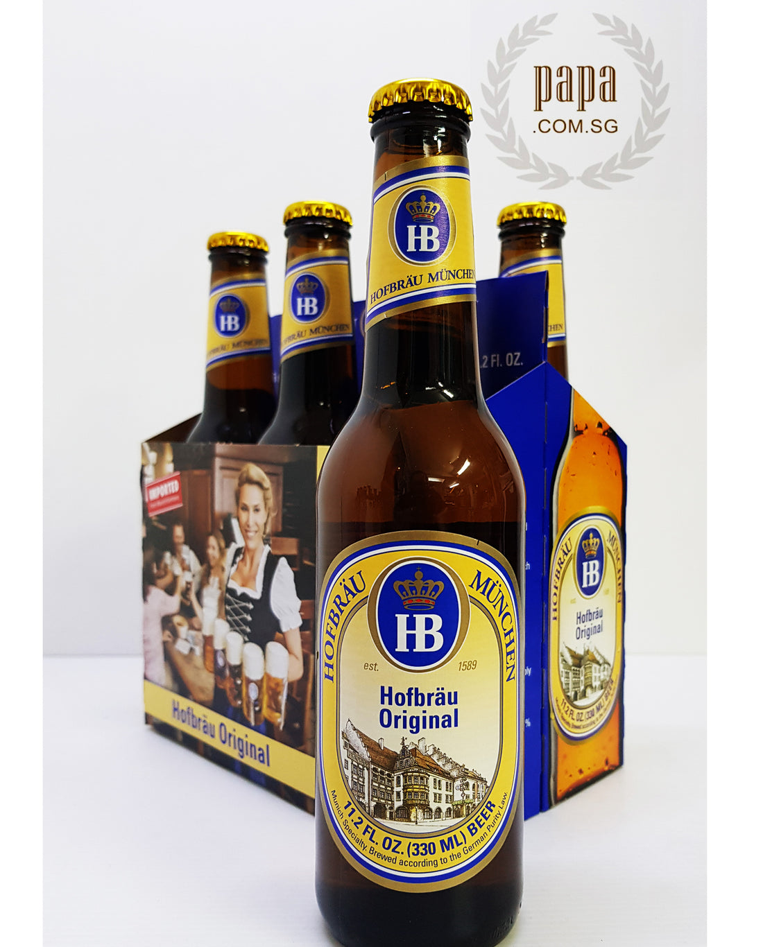 Hofbrau (HB) Original Hells Lager – Papa.com.sg